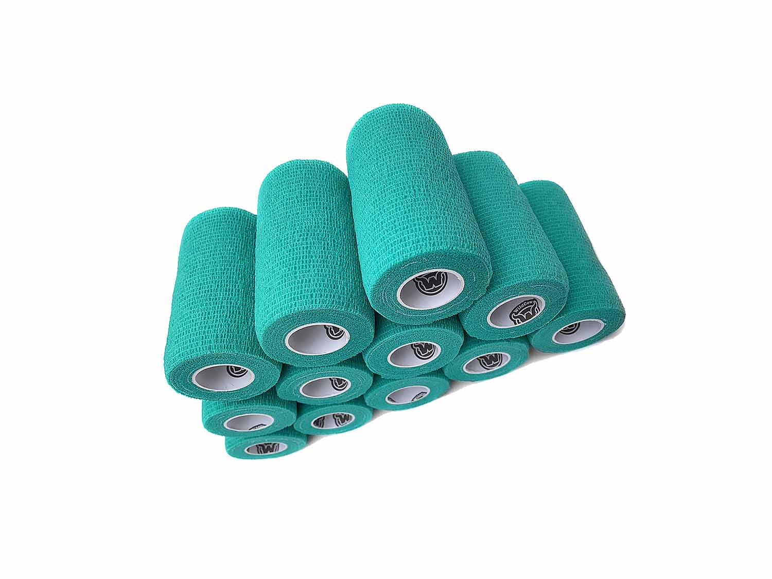WildCow 4 Inch Green Vet Wrap Bulk - VetWraps.com