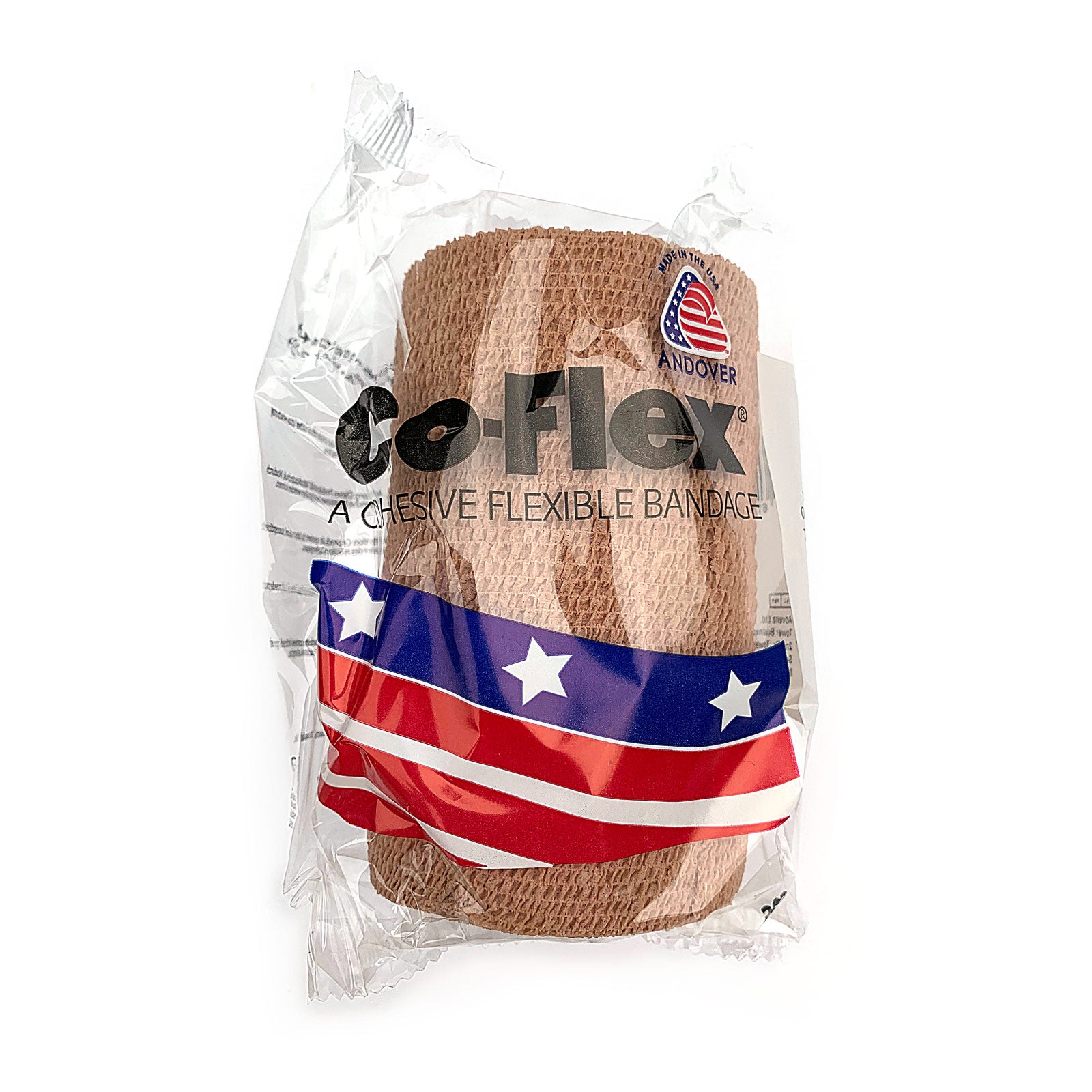 CoFlex Vet Cohesive Bandage Wrap Tan 4 Inch - VetWraps.com